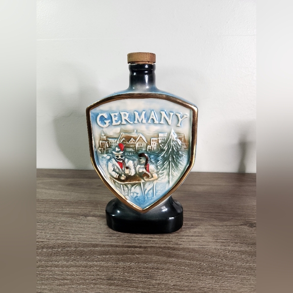 Jim Beam | Accents | Jim Beam 97 Germany East West Map Whiskey Decanter ...